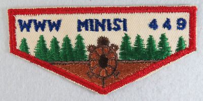 Minisi Lodge 449 OA F2 Flap Alhtaha Council RED Bdr. [KS813] | eBay