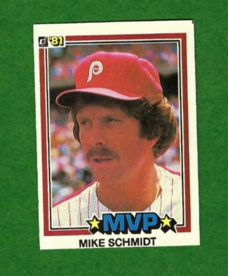 1981 Donruss MVP Mike Schmidt Philadelphia Phillies #590 | eBay