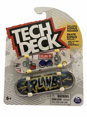 2024 Tech Deck Plan B 2 Pack Bonus Board Skateboards Fingerboard Brand New | eBay