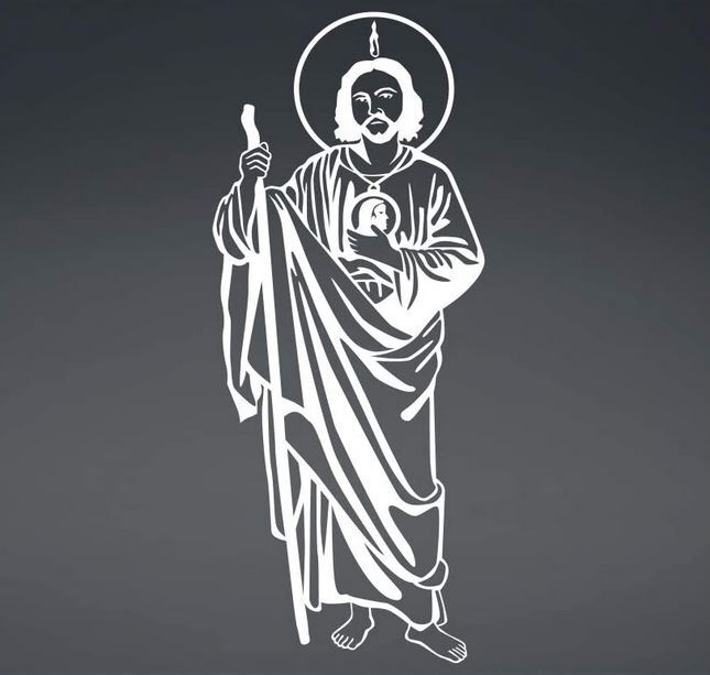 San Judas Tadeo Vinyl Decal Sticker Juditas Calcamonia Saint Jude ...