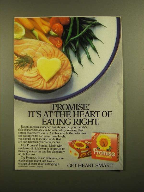 1988 Promise Spread Ad - It's at the Heart of Eating Right | eBay