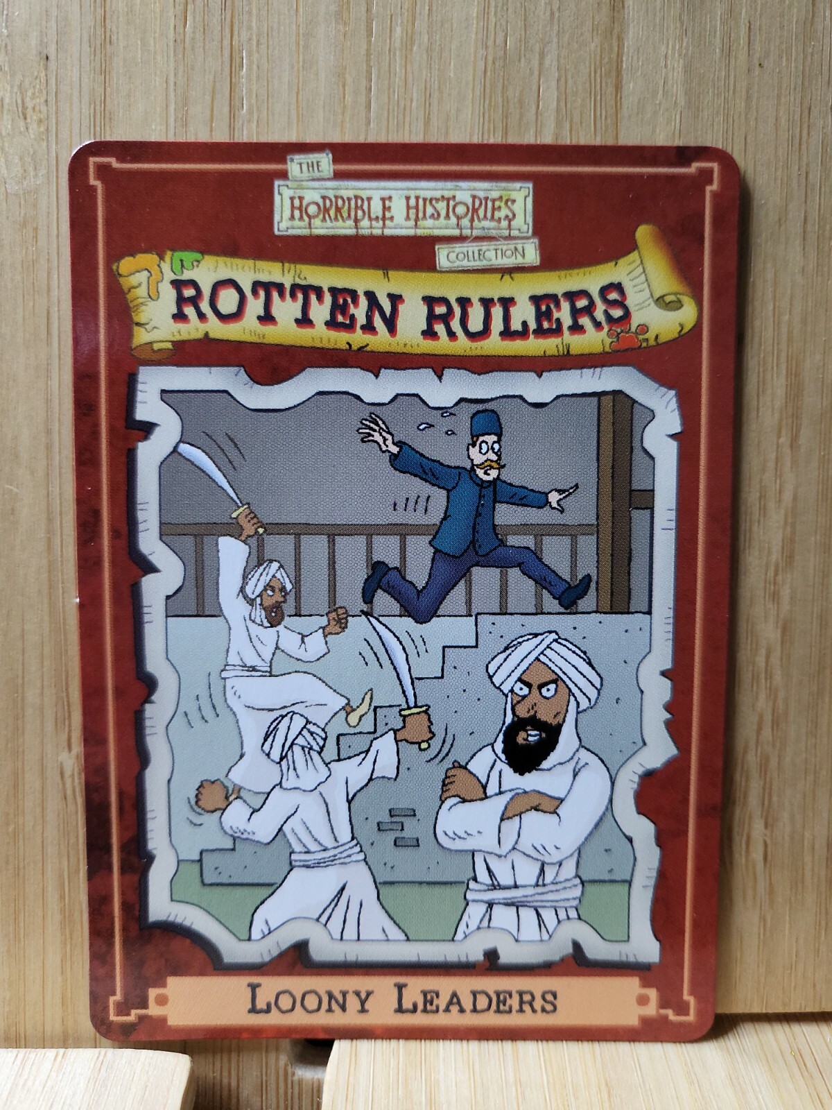 Horrible Histories🏆Wild'n'Wicked #32 ROTTEN RULERS "Loony Leaders" Card ...