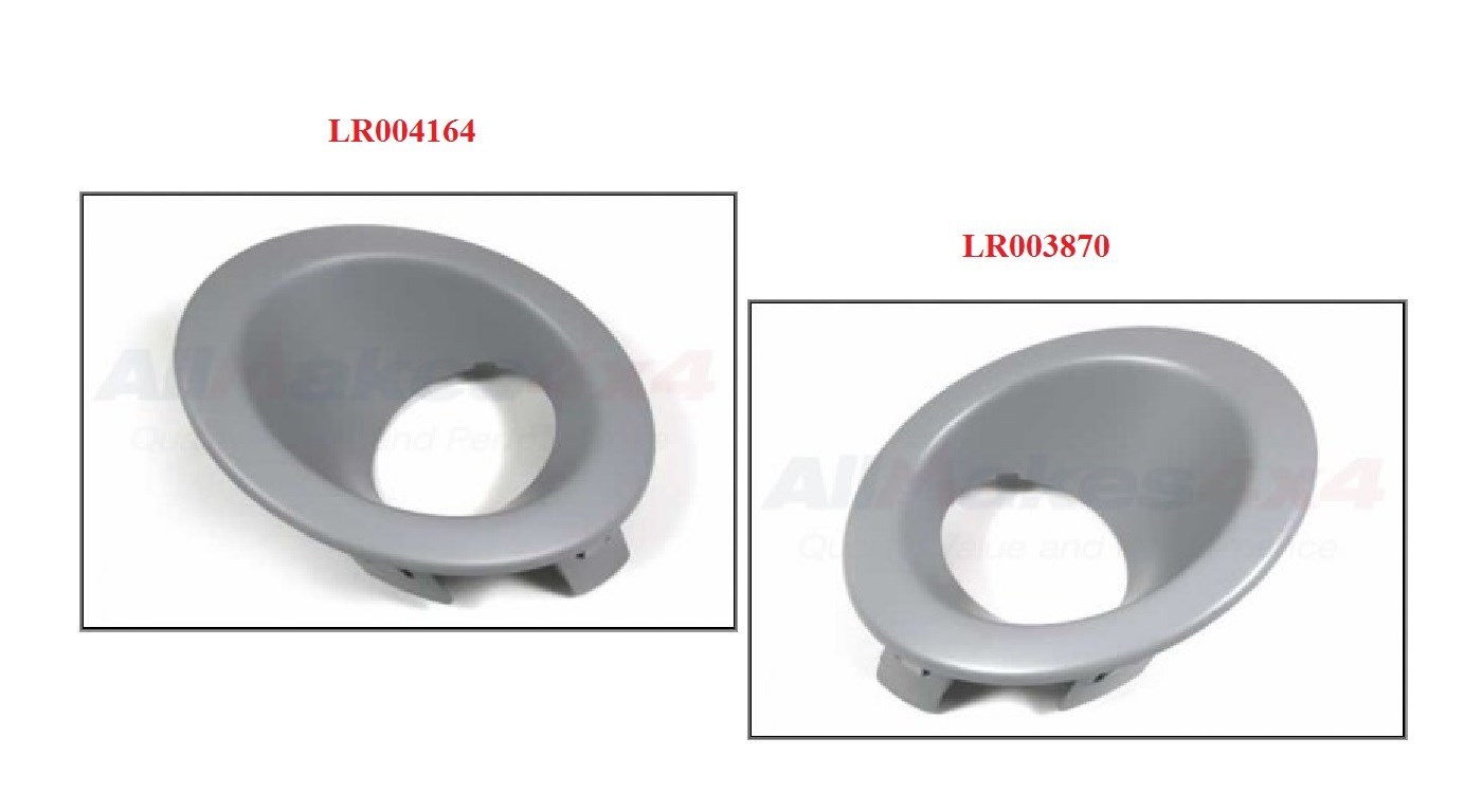 Land Rover Lr2 Fog Lamp Light Bezel Set X2 RH LH Lr004164 Lr003870 for ...