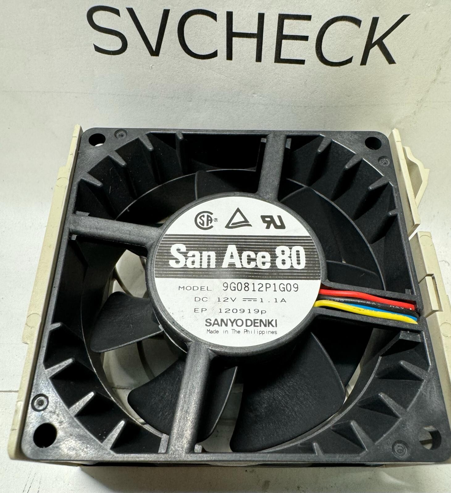 Supermicro FAN-0094L4 SAN ACE 80 9G0812P1G09 FAN 12V 1.1A 80X38MM | eBay