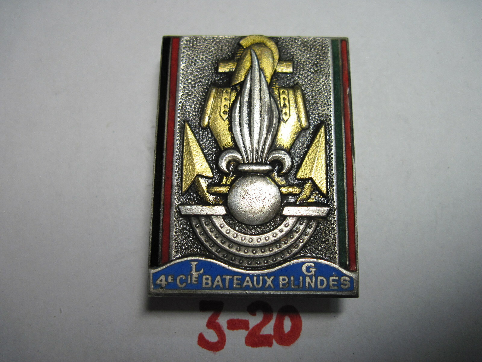 FFL FRENCH FOREIGN LEGION 4th ARMORED BOAT CO 71st ENGINEER BN 344a ...