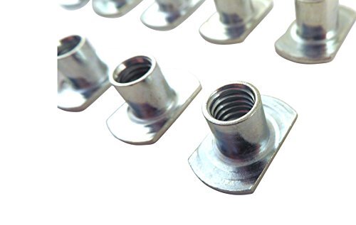 Lot of 10 Each Sliding Tee T Nuts with 1/4 20 Threads for Jigs and T ...