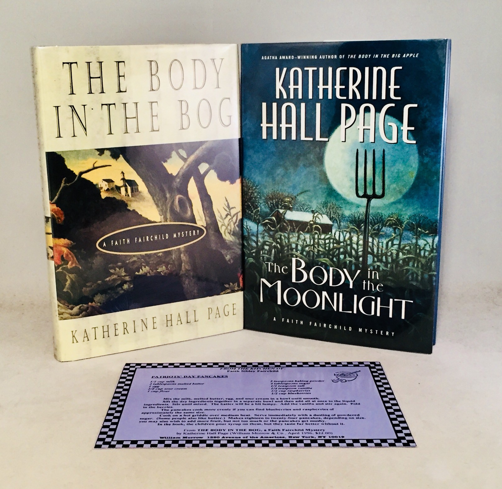 Katherine Hall Page-2 BOOKS!-BOTH SIGNED!-TRUE First/1st Editions!-Bog ...