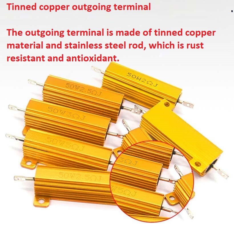 Aluminium Clad Power Resistors 10W, 25W, 50W, 100W, 200W - Full Range ...