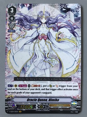 CARDFIGHT VANGUARD ORACLE QUEEN HIMIKO (GENESIS GRADE 3) V-EB04/001EN ...