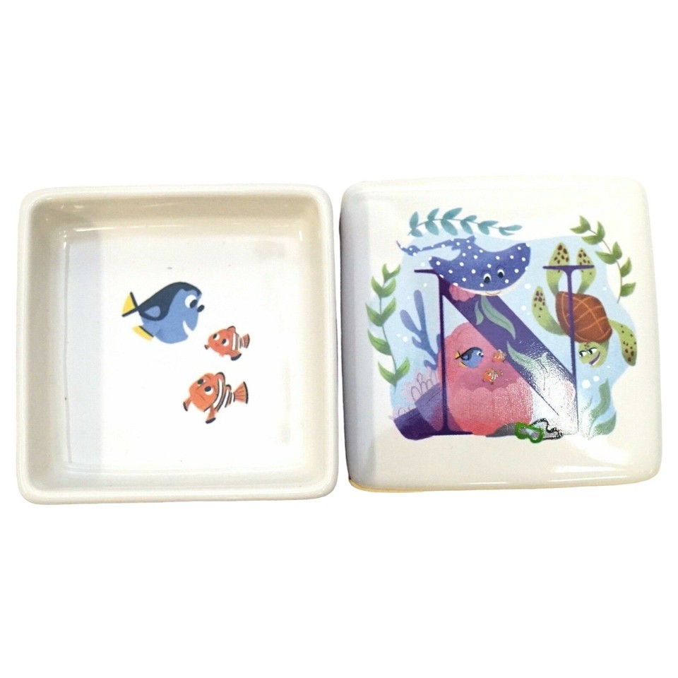 Disney Parks ABC Letters N is for Nemo Trinket Box | eBay