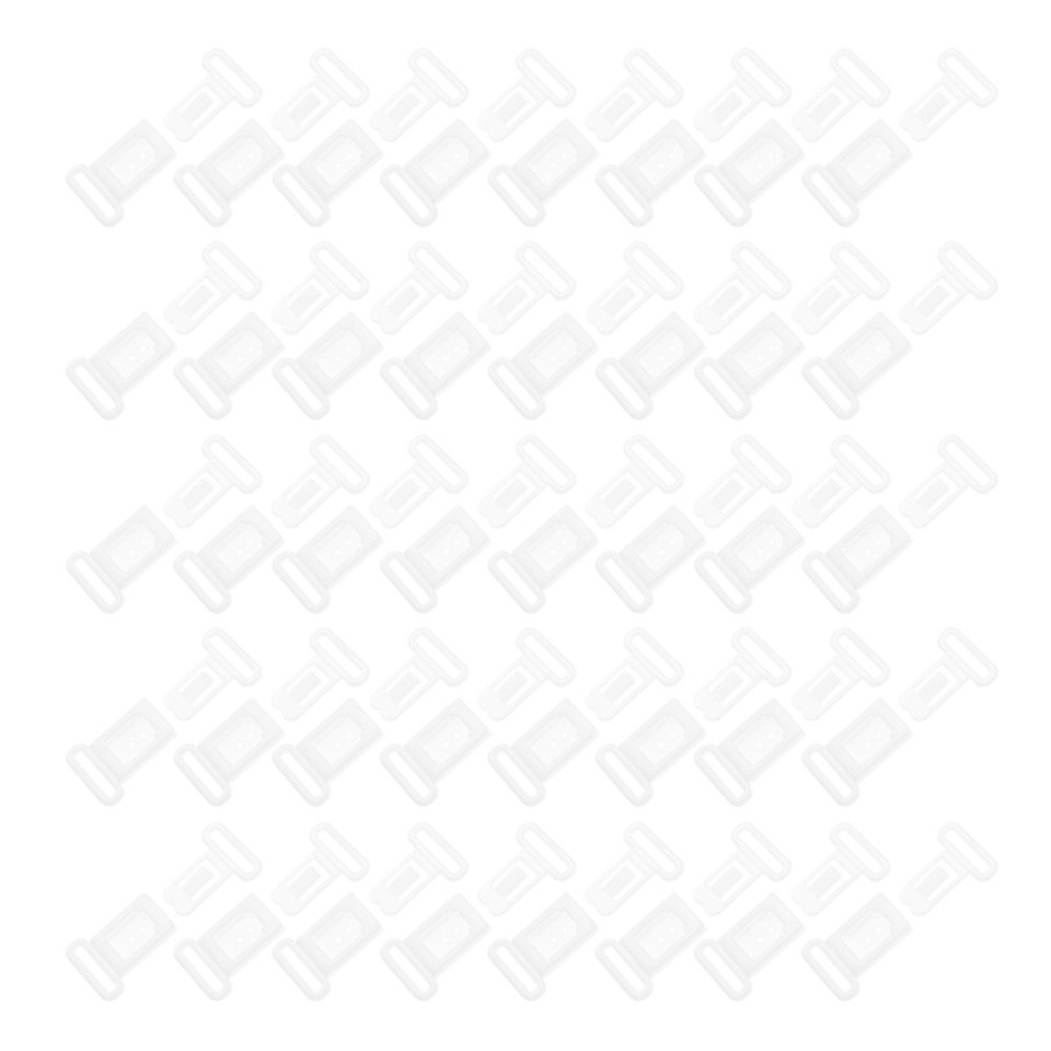 100pcs Plastic Clasp Replacement DIY Breakaway Safety Clasps for Bra ...