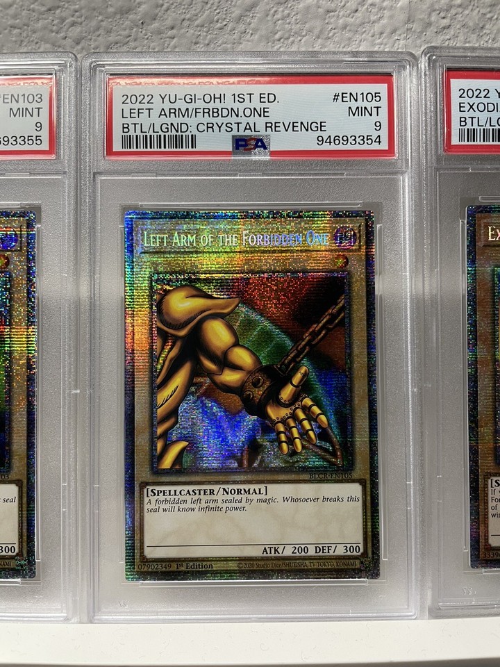 Yu-Gi-Oh! TCG Exodia the Forbidden One Starlight Set PSA 10s & 9s BLCR ...