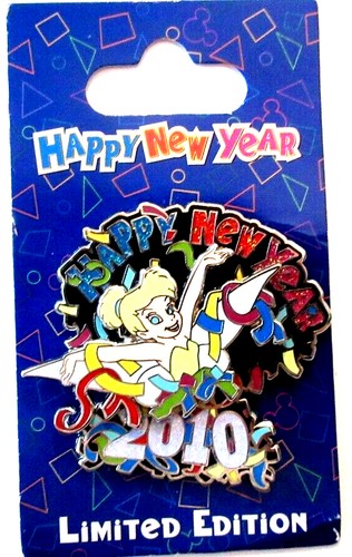WDW HAPPY TINKER BELL CELEBRATE NEW YEAR 2010 SERIES PIN - LE OF 1500 ...
