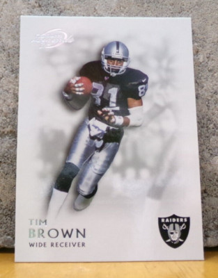 COOL FOOTBALL CARD TOPPS LEGENDS OAKLAND RAIDERS TIM BROWN | eBay