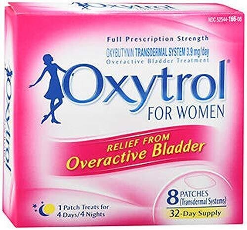 Overactive Bladder Transdermal Patch, 8 Count (Pack of 3) | eBay