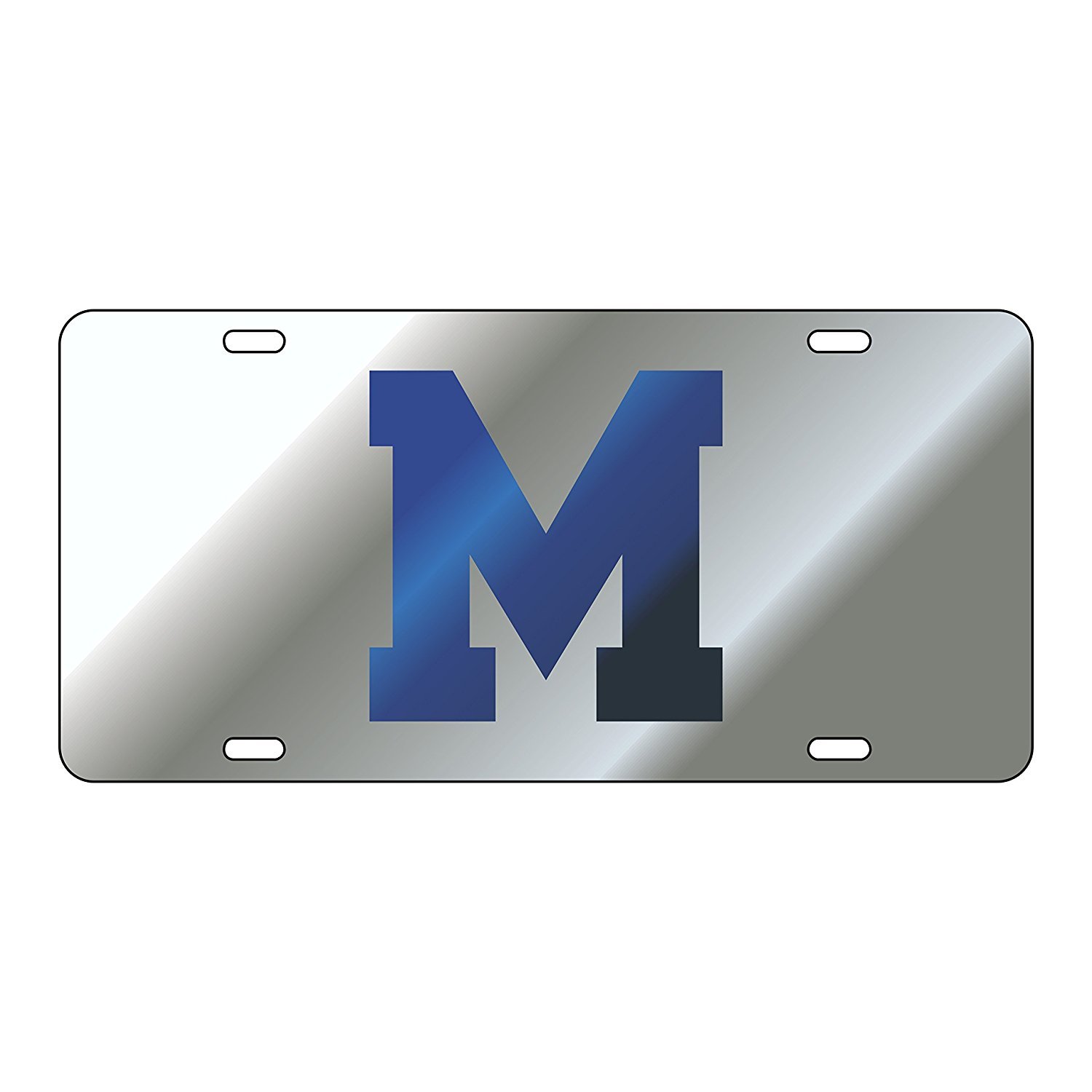 MEMPHIS Tigers Mirrored Silver-Blue License Plate / Car Tag | eBay