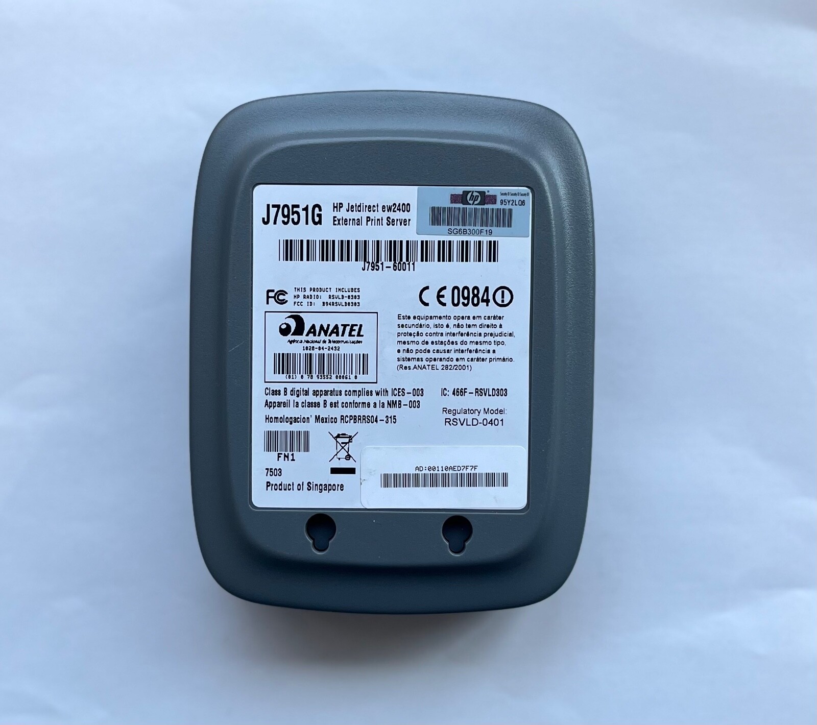 HP JETDIRECT EW2400 Wireless USB/Ethernet External Print Server | For ...