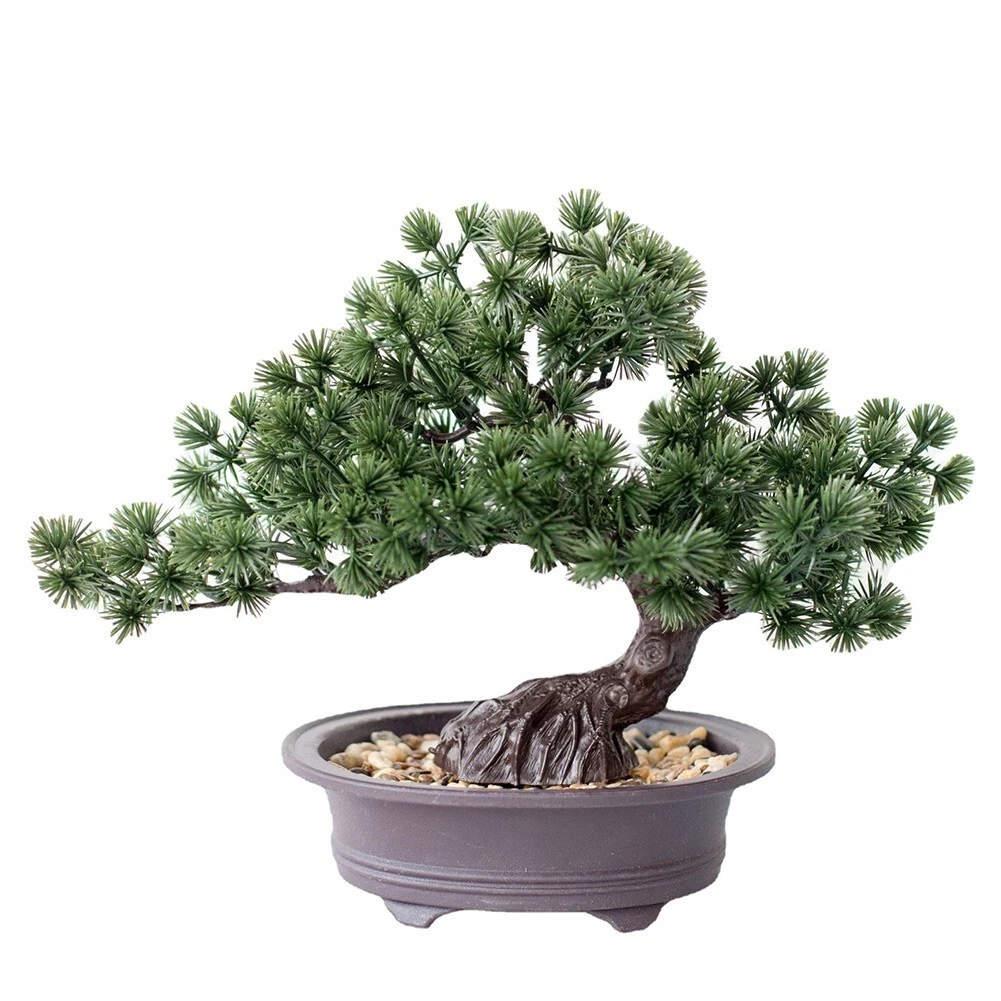 Chinese Zen Simulation Fake Pine Tree Welcoming Pine Potted