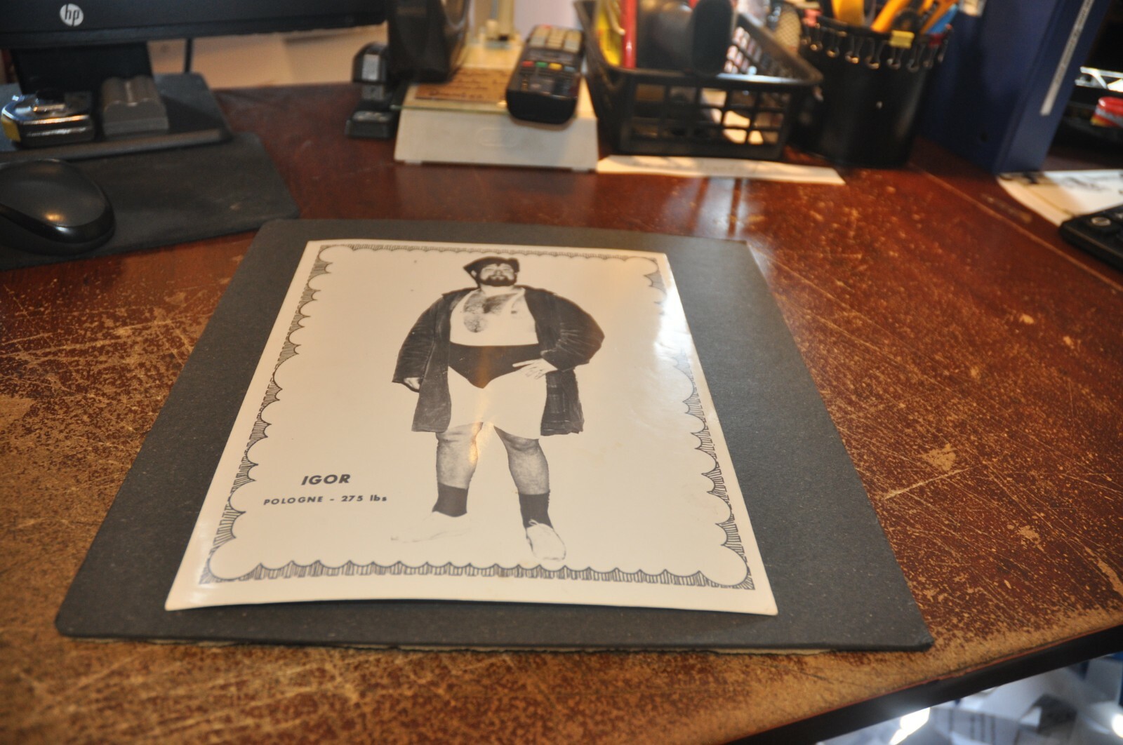 Mighty Igor 1970 wrestling lutte quebec grand prix original photo nwa ...