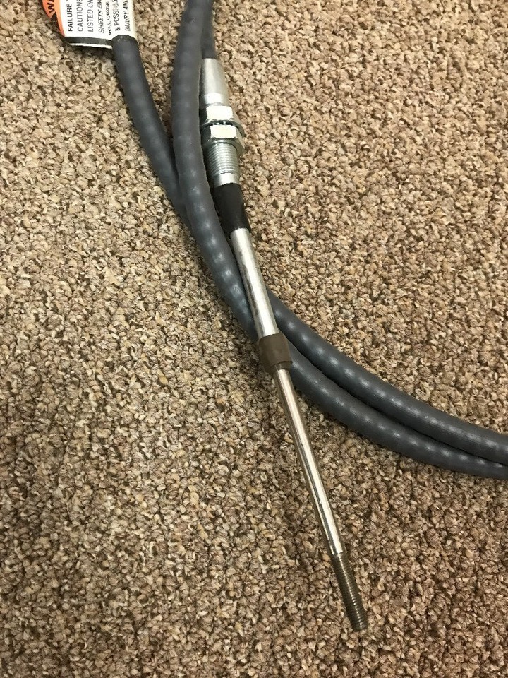 Cablecraft Push Pull Shift Control Cable 12' Long 5/16" 5/16-24 Thread ...