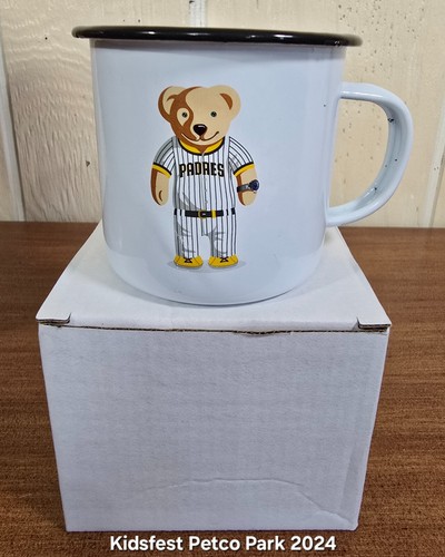San Diego Padres Oris Bear Enamel Promo Kidsfest Petco Park Mug Cup W ...