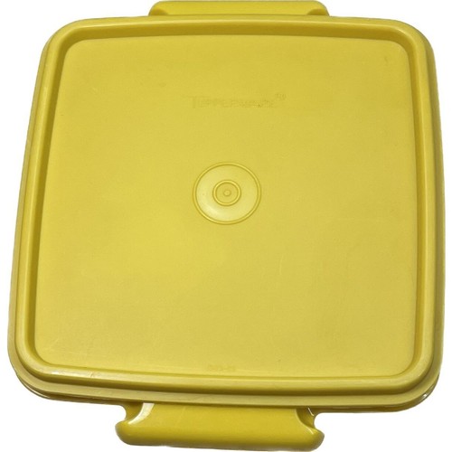 Tupperware vintage square away sandwich keeper container Lid 1362 2 ...