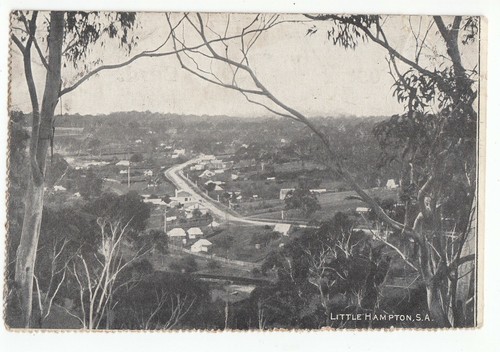 View of Littlehampton Postcard Adelaide Hills South Australia 1908 ...