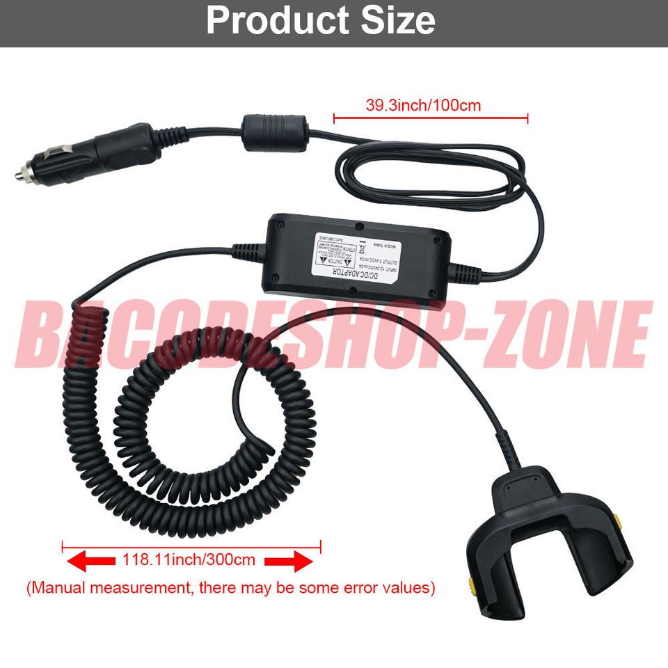 Vehicle Car Charger Cable for Symbol Zebra TC70 TC75 TC77 ( CHG-TC7X ...