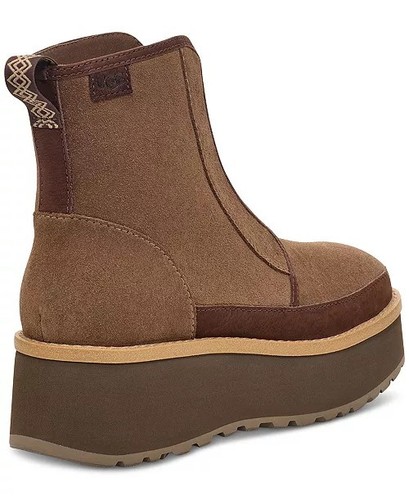 UGG Women's Cityfunc Front Zip Platform Boots 1158194 Hickory Brown ...