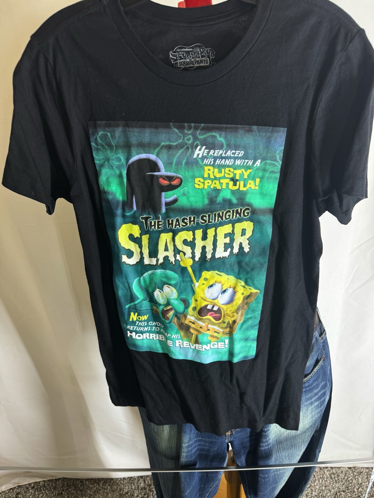 Spongebob Squarepants The Hang Sling Slasher TEE T SH… - Gem