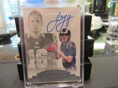 Panini Flawless Rookie Encased On Card Autograph Rams Jared Goff 03/10 ...