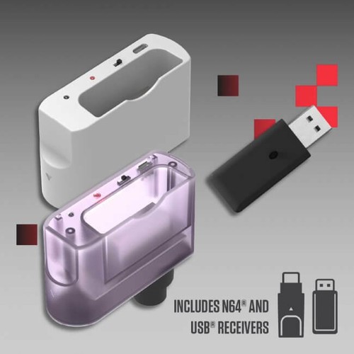 Retro-Bit Tribute 64 2.4Ghz Wireless Controller for Nintendo N64 Switch ...