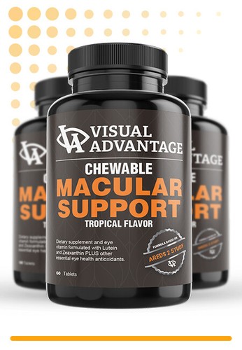 Chewable AREDS 2 Eye Vitamin, Visual Advantage® Macular Support ...