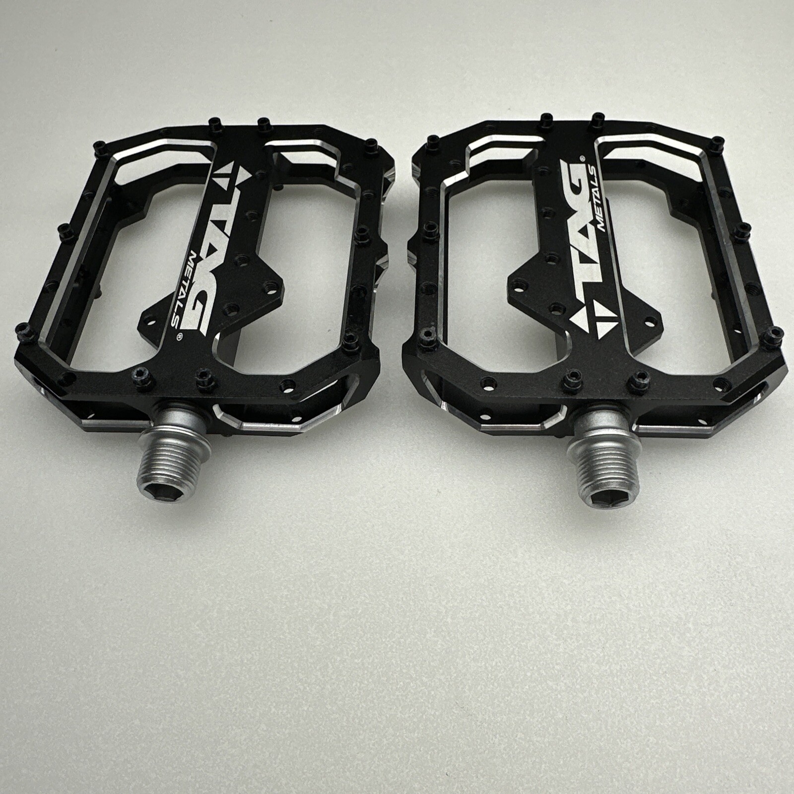 Tag Metals T1 Alloy Standard Platform Pedals Black for sale online | eBay