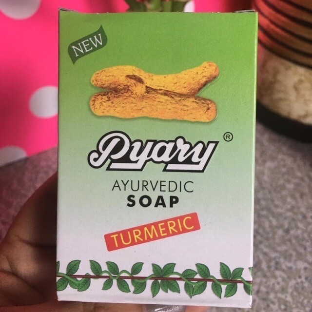 Pyary Ayurvedic Turmeric Soap 100 Veg 75g Finer Beauty of Skin ...