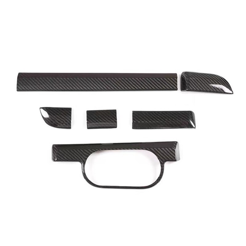6pcs Carbon Fiber Dashboard Panel Cover Trim For Porsche 718 Boxster ...