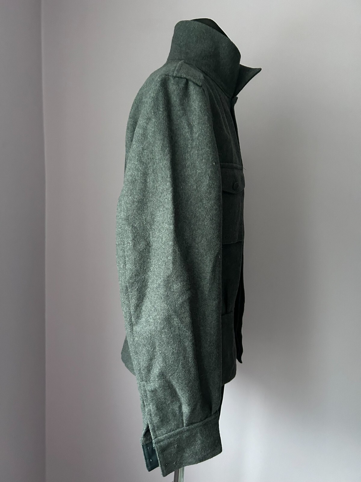 Valtion Pukutehdas Finnish style Military Jacket Gray… - Gem