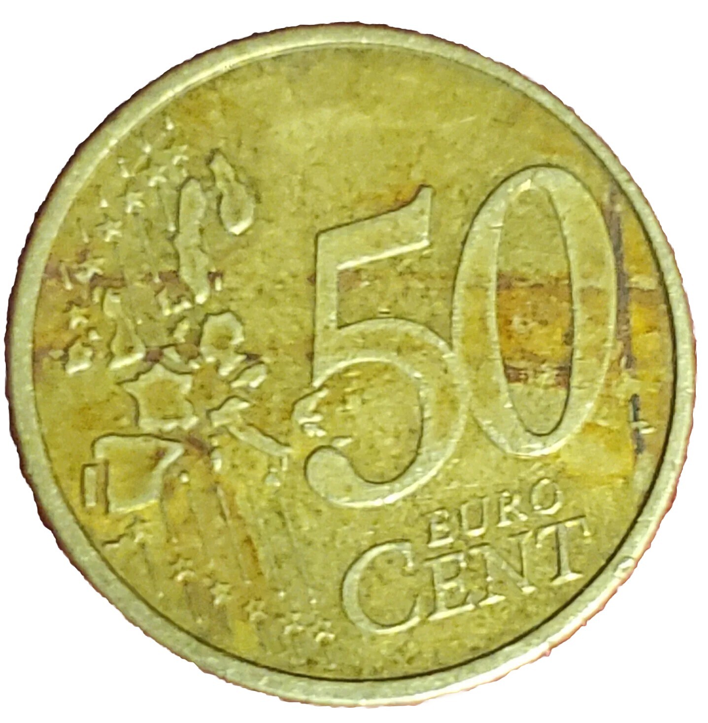 2002 German 50 Cent Euro Coin size 24 mm | eBay