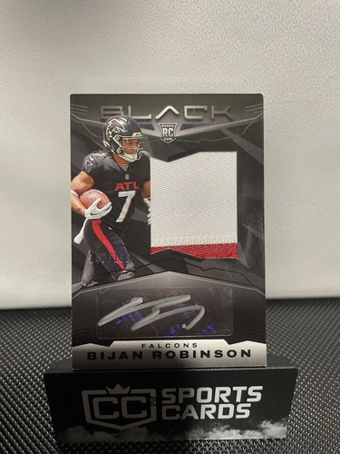 2023 Panini Black Bijan Robinson RPA Patch Auto SP /199 Falcons #231 | eBay