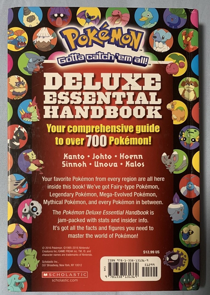 Pokemon Deluxe Essential Handbook, Over 700 Pokemon Facts 2016 | eBay