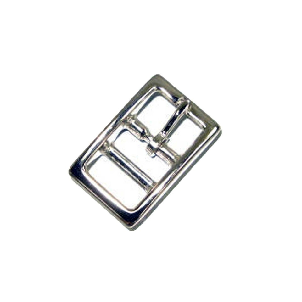 Nickel Plated Steel Double Bar Buckle 1514-00 Strap Buckle Leathercraft ...