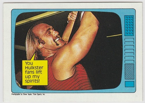 1985 Topps WWF WWE HULK HOGAN Rookie Card #60 EX-NM | eBay