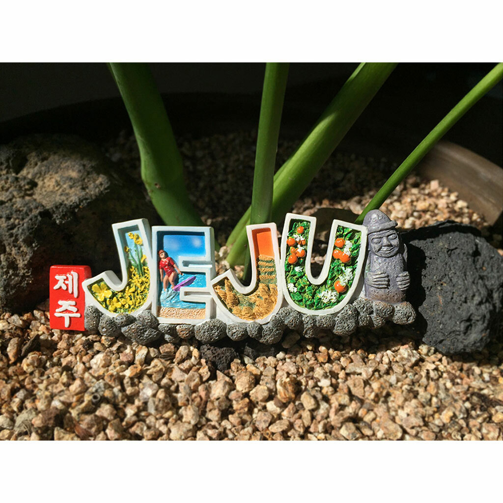 Alphabet Korea Seoul Jeju Lettering Fridge Magnet Refrigerator Magnets ...