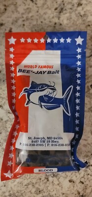 World Famous Bee Jay Catfish Blood Dough Balls Bait in Reseal 10 Oz Bag ...