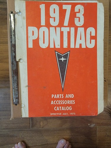B66 Original 1973 Pontiac Parts Accessories Catalog GTO Trans Am ...