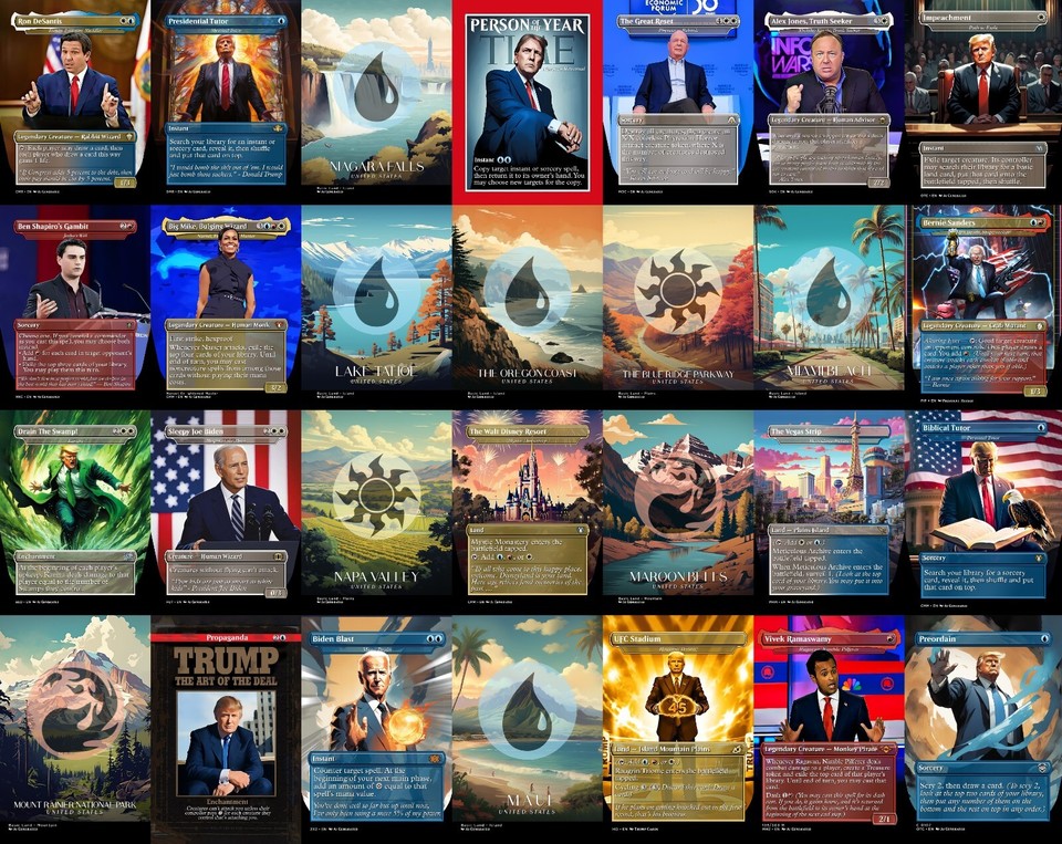 Donald Trump - Digital Altered 130+ Card Commander Deck Magic The ...