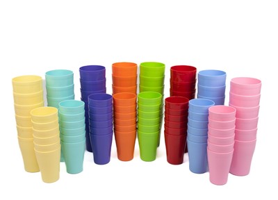 BT Reusable unbreakable plastic cups 300ml & 420ml party picnic ...