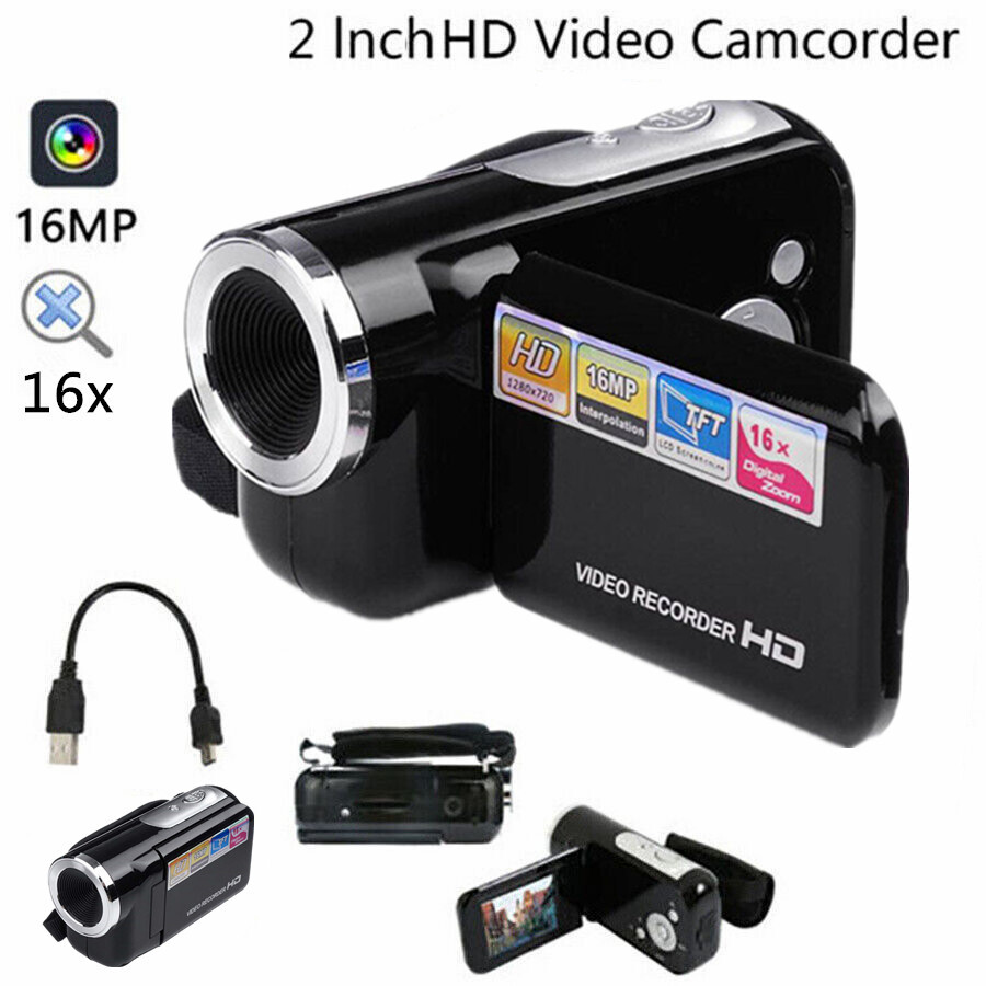 1080P HD Camcorder Digital Video Camera TFT LCD 16MP 16X Zoom DV AV ...
