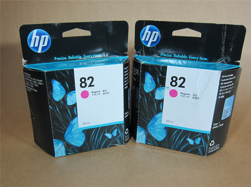 [1165*] 2x (TWO) HP 82 (C4912A) MAGENTA INKS ( RRP $138 ) | eBay