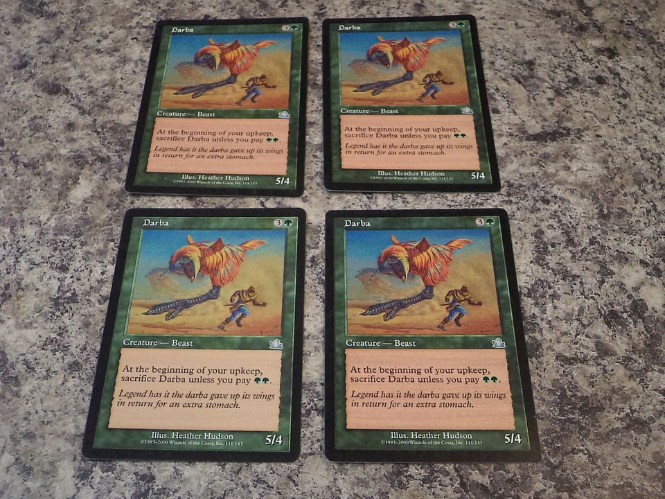 4x Playset MTG Magic the Gathering Complete Set of 4 x4 Cards Prophecy ...